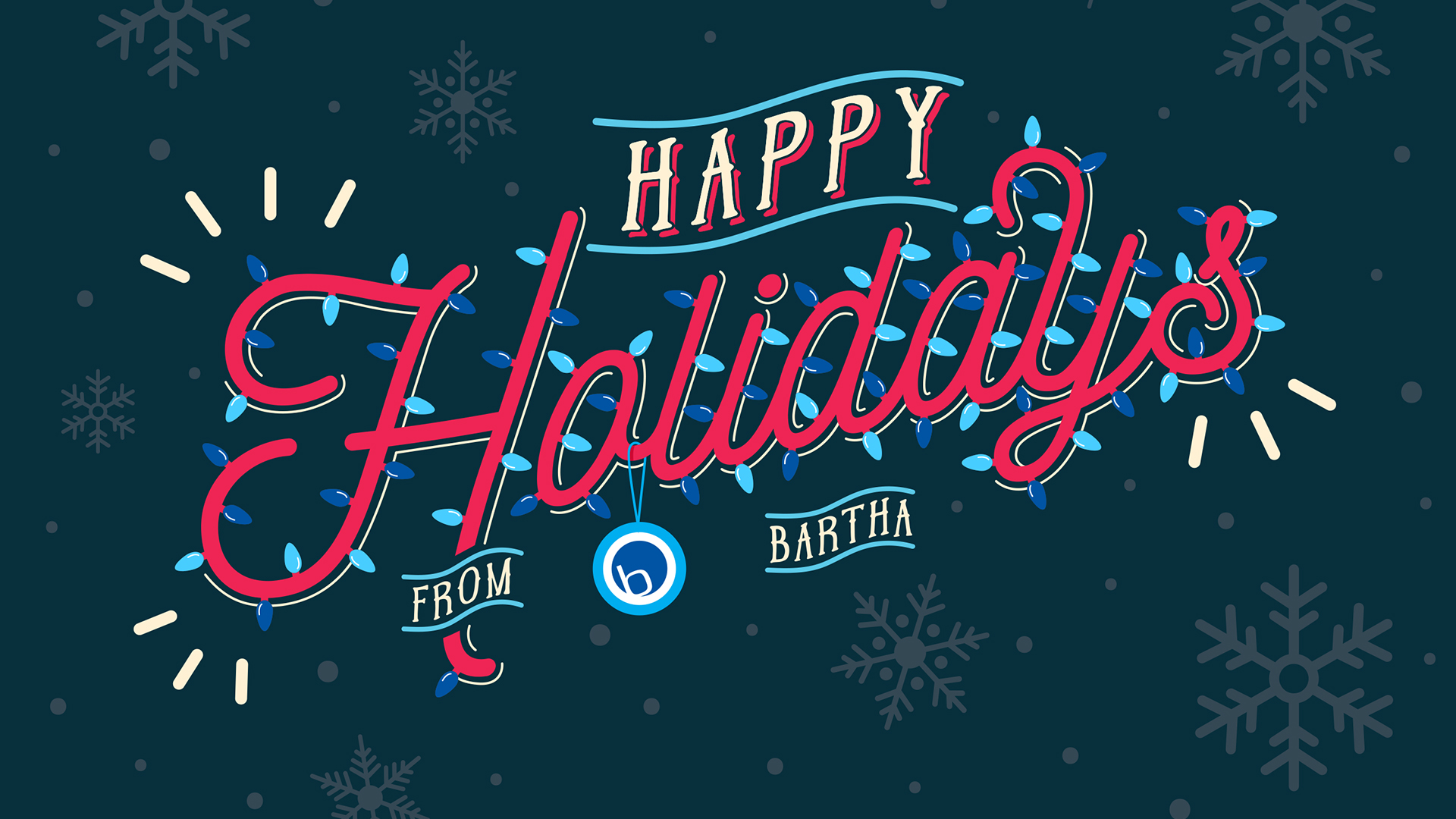 Happy Holidays 2020 | Bartha Event Agency